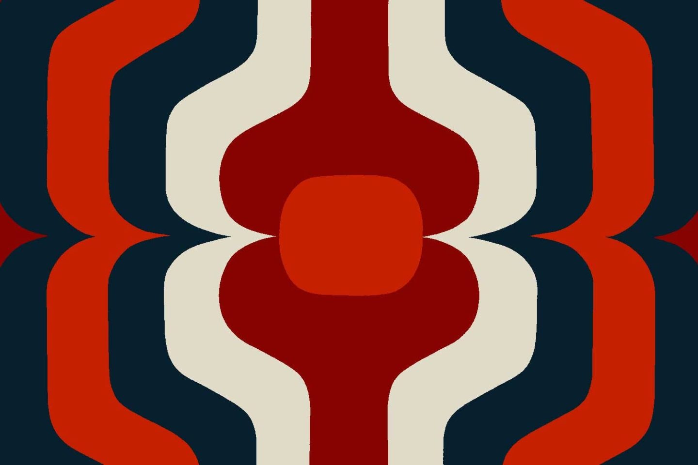 Swedish Stripe Autumn - Florence Broadhurst - Materialised