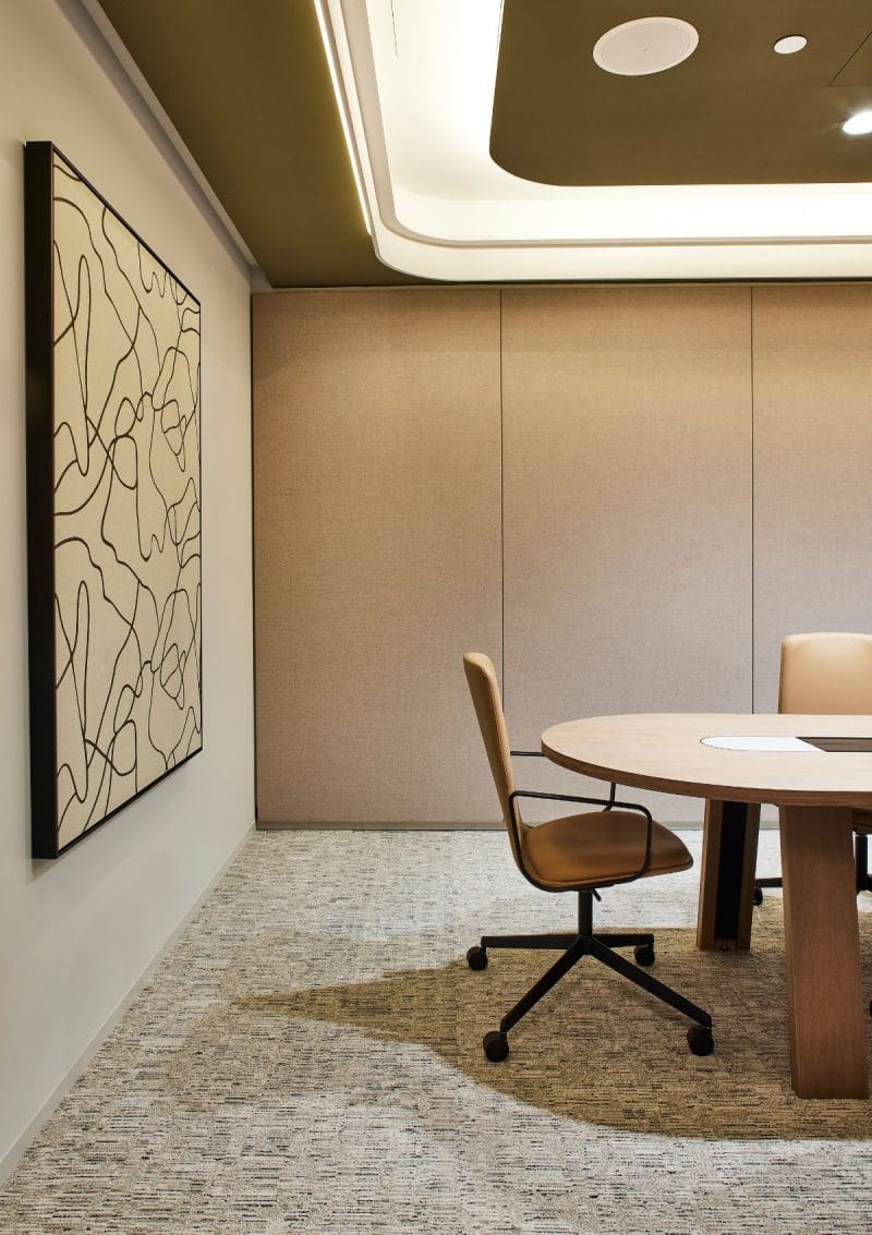 Acoustic Art And Indigenous Design in Barangaroo Workplace - Materialised